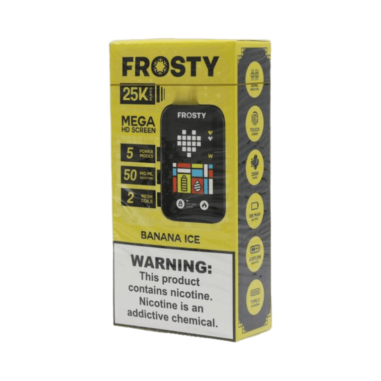 Frosty Banana Ice: Pod Descartável 25.000 Puffs | Vaporesso